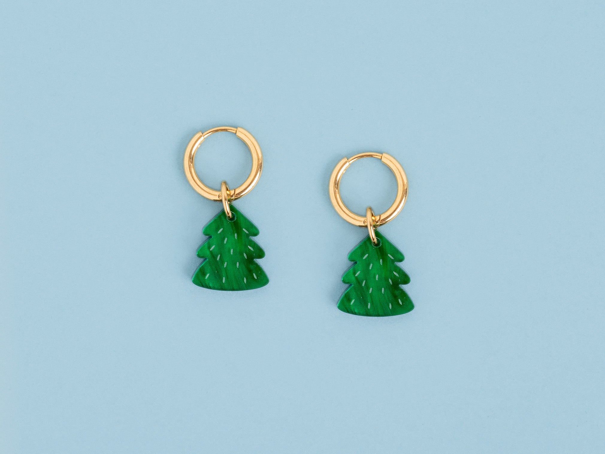 Christmas Tree Earring Set